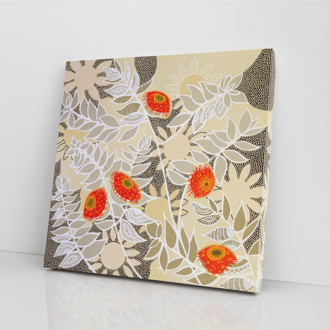 Rose Of The West - Square Canvas Print - Helen Ansell Art