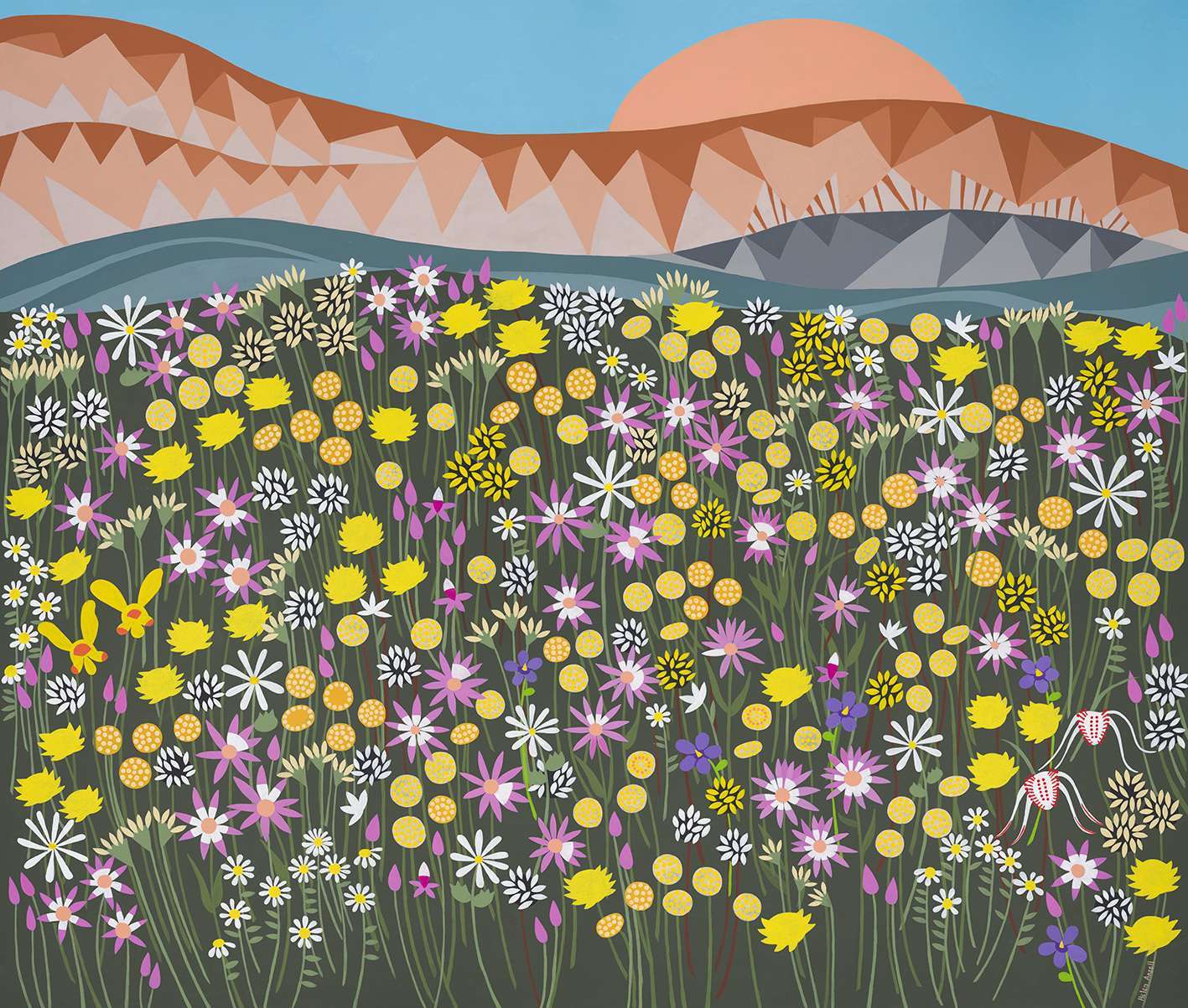 Colours of Coalseam - Original Painting - Helen Ansell Art