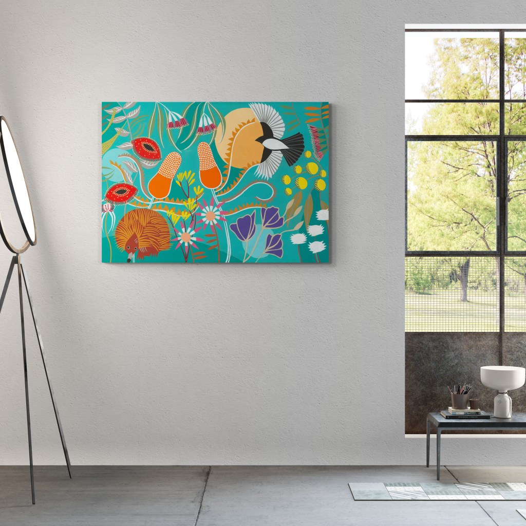 Road Trip - Rectangle Canvas Print - Helen Ansell Art